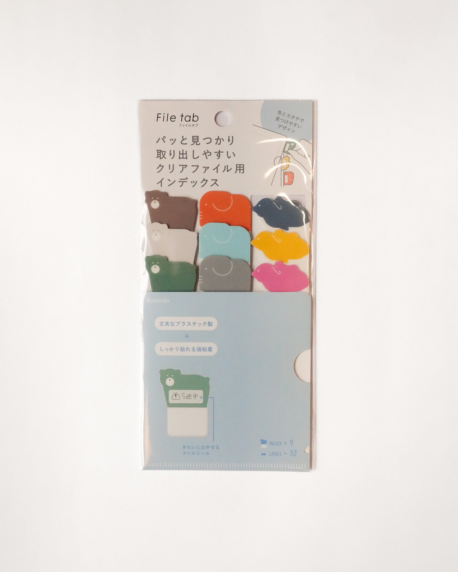 Kanmido Reusable File Tabs Label Stickers – SORT