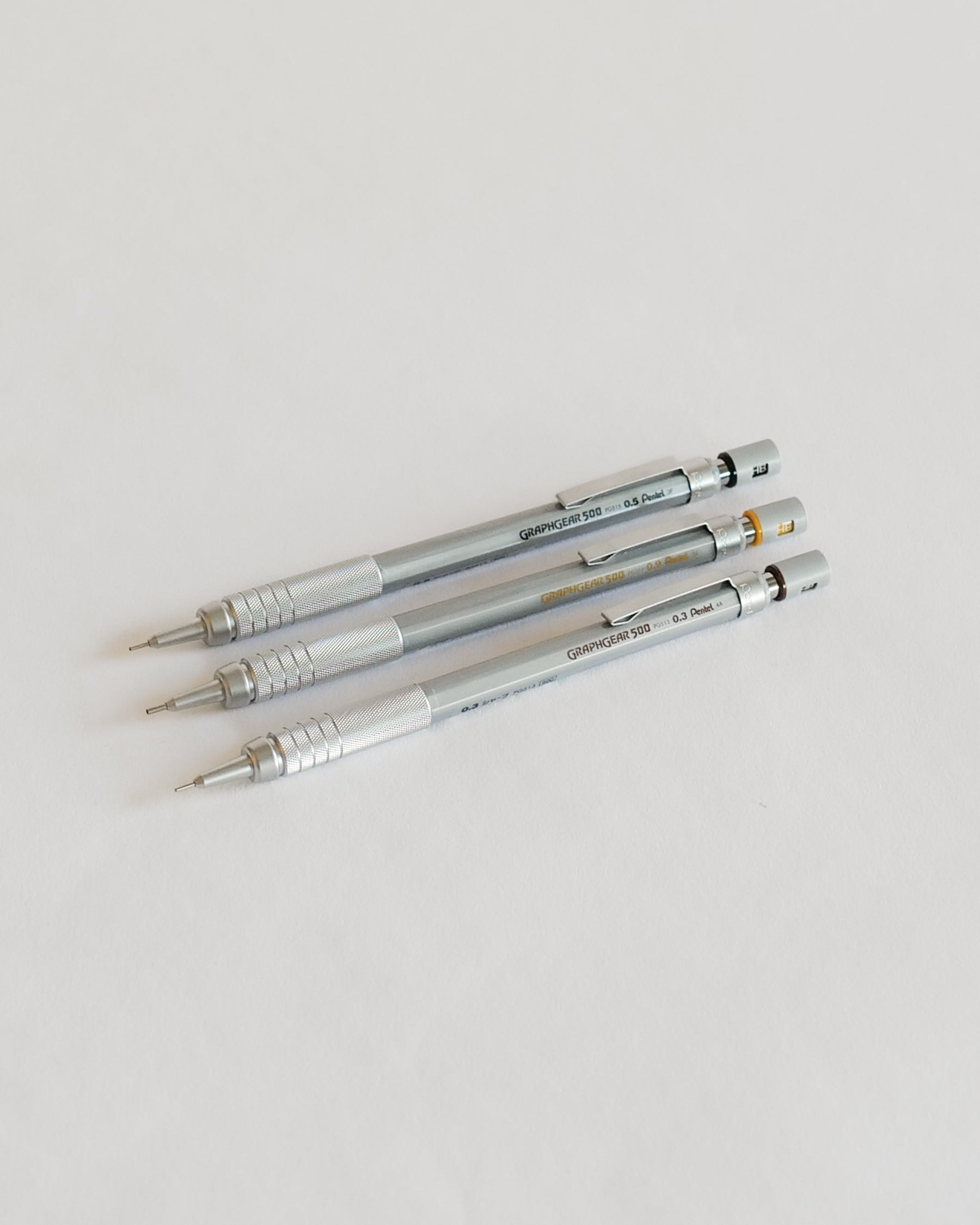 Pentel Mechanical Pencil Graphgear 500 - Metallic Body – SORT